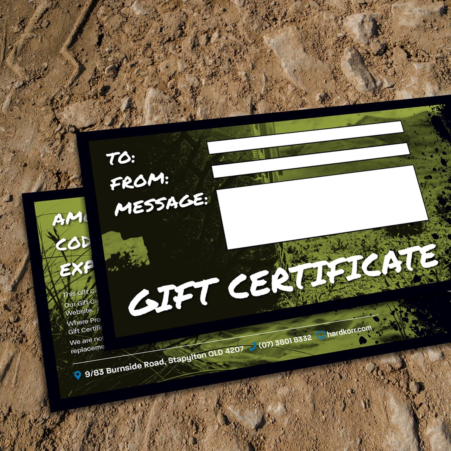 Gift Certificates – HARDKORR