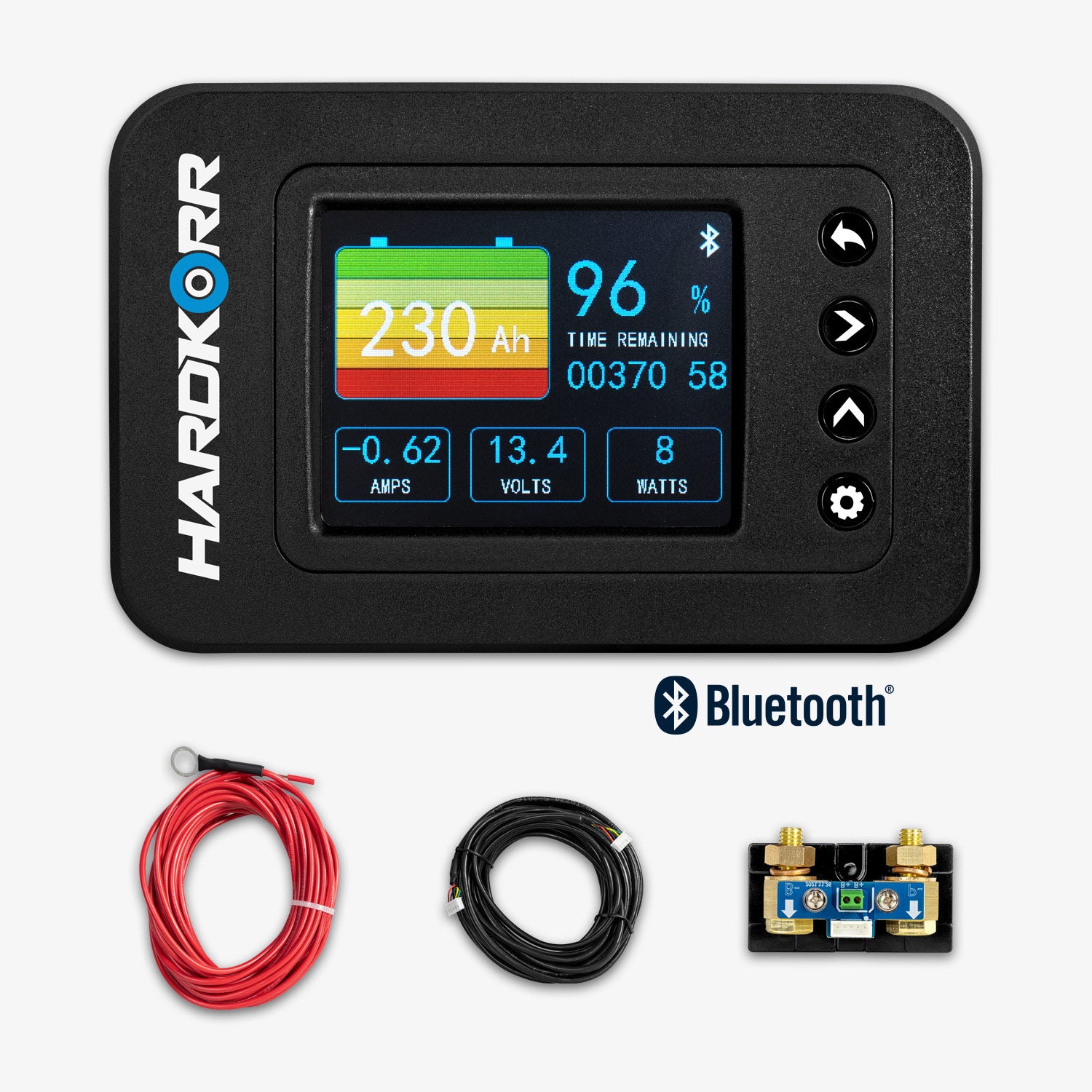 Bluetooth® Battery Monitor with High-Precision 500A Shunt – HARDKORR