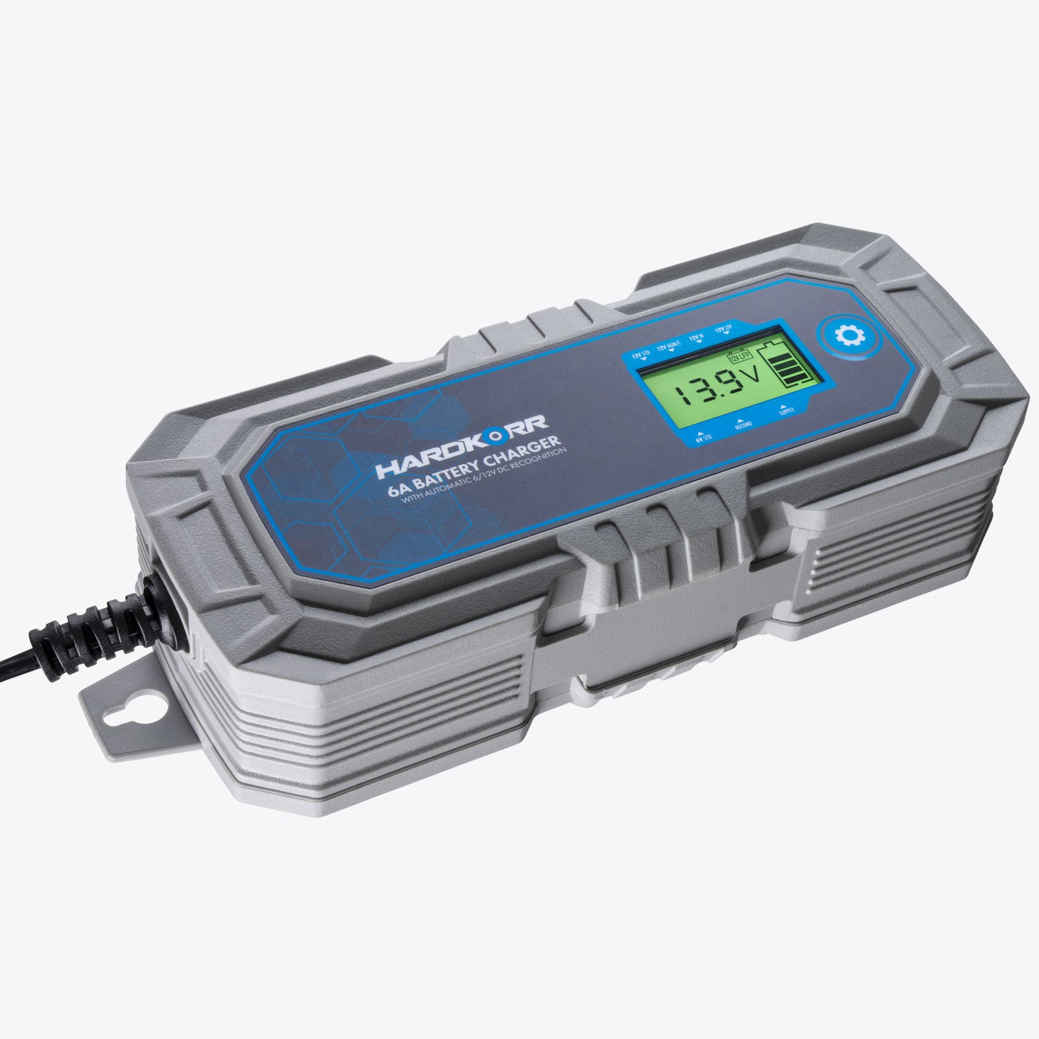 6A AC Battery Charger with Automatic 6/12V DC Recognition - Hardkorr ...