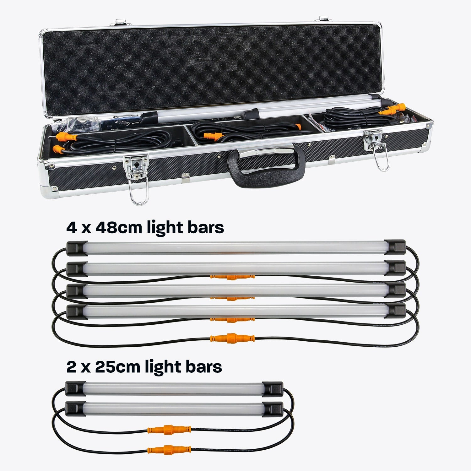 6 Bar Tri-Colour LED Camp Light Kit – HARDKORR